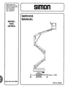 Simon Lift Manual Reference & Equipment Identification | Aerial Specialists